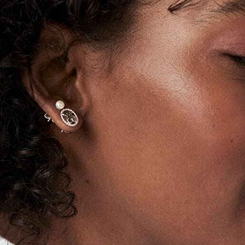 TOUS Sterling Silver Earrings for Women with Bear Motif, Size: 0,95cm. Camee Collection