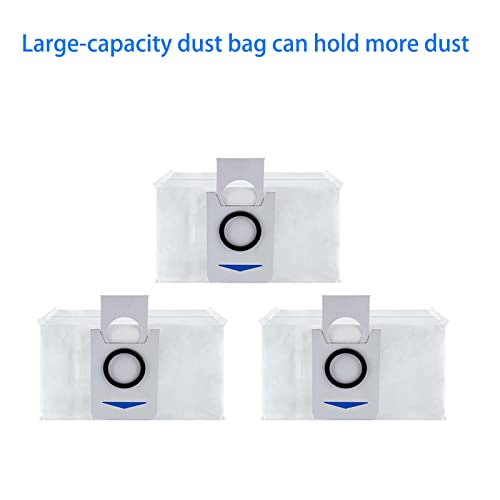 WINWINHOME Replacement Accessories Kit Fit for ECOVACS Deebot X1 Omni/X1 Turbo /X1 Plus Robot vacuum, Main Brush Filter Mop Pad Dust Bags Replacement parts (18 Pack)