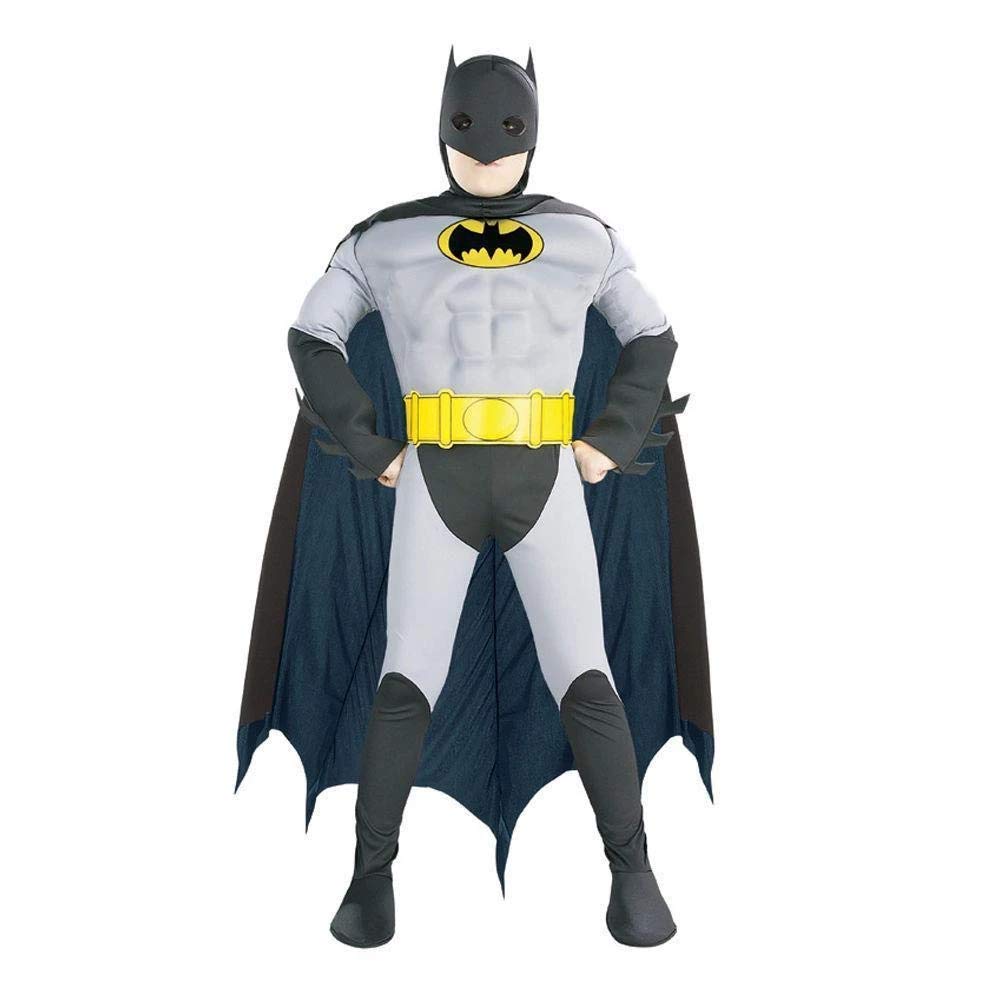 Rubie's Child's Super DC Heroes Deluxe Muscle Chest Batman Costume, Small