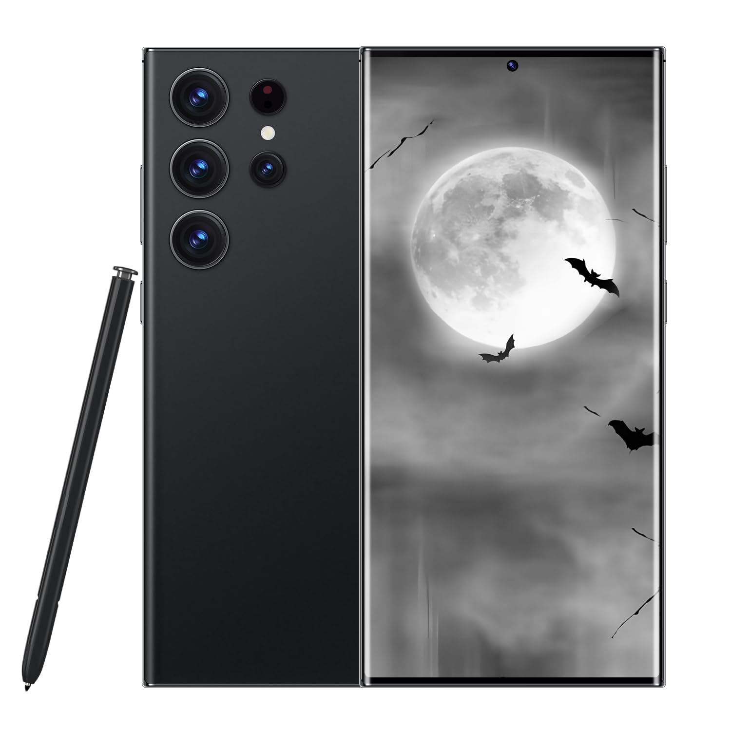 Unlocked Cell Phones S23 Ultra Mobile Phone 2023 Android 13 Smartphone with SS Pen, 8GB+256GB, 6.8" Display, 50MP+13MP Camera 6500 mAh 4G Dual SIM - Black