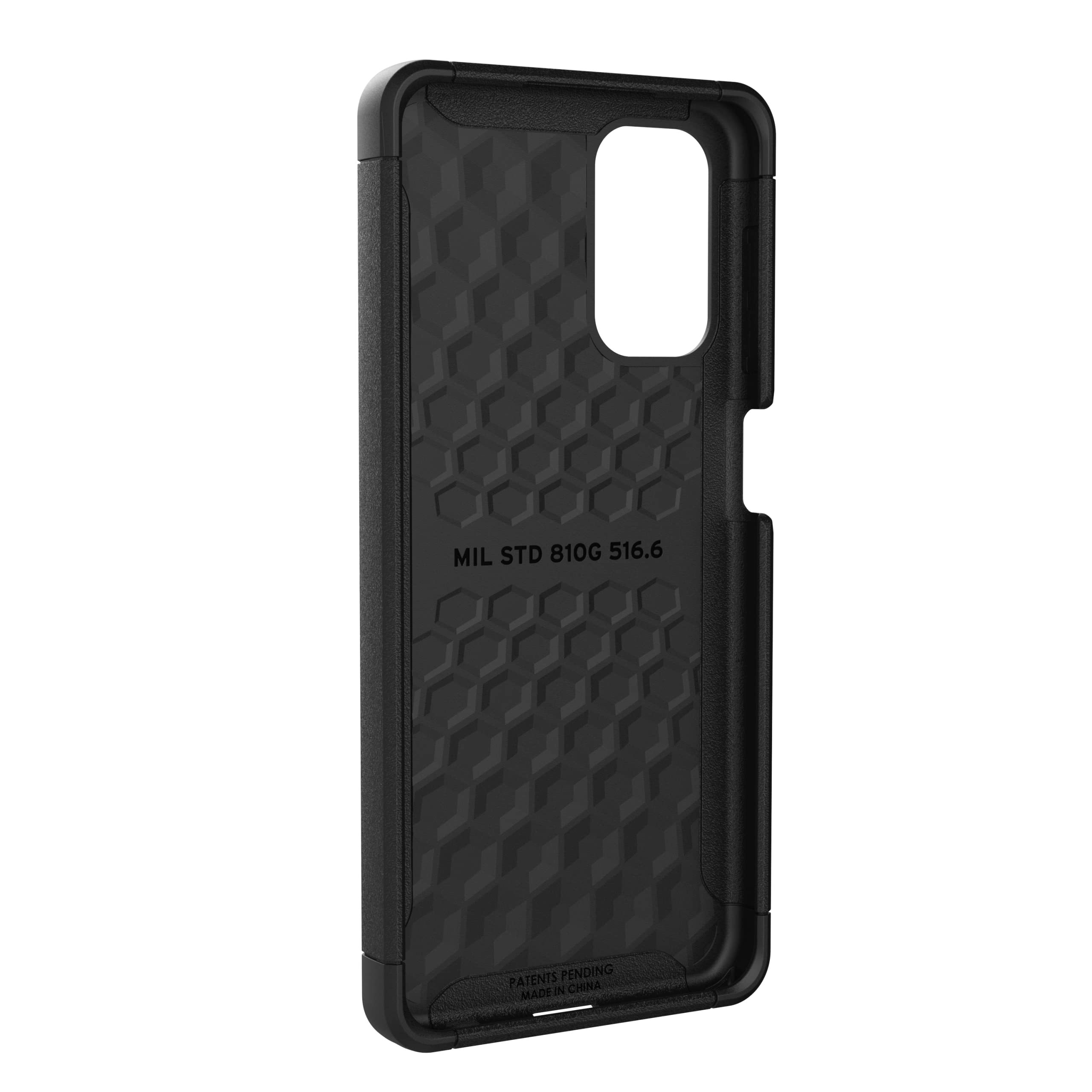 URBAN ARMOR GEAR UAG Designed for Galaxy A13 4G (SM-A135F) Case [6.6-inch Screen] Scout Rugged Sleek Shockproof Lightweight Antimicrobial Military Drop Tested Protective Cover, Black