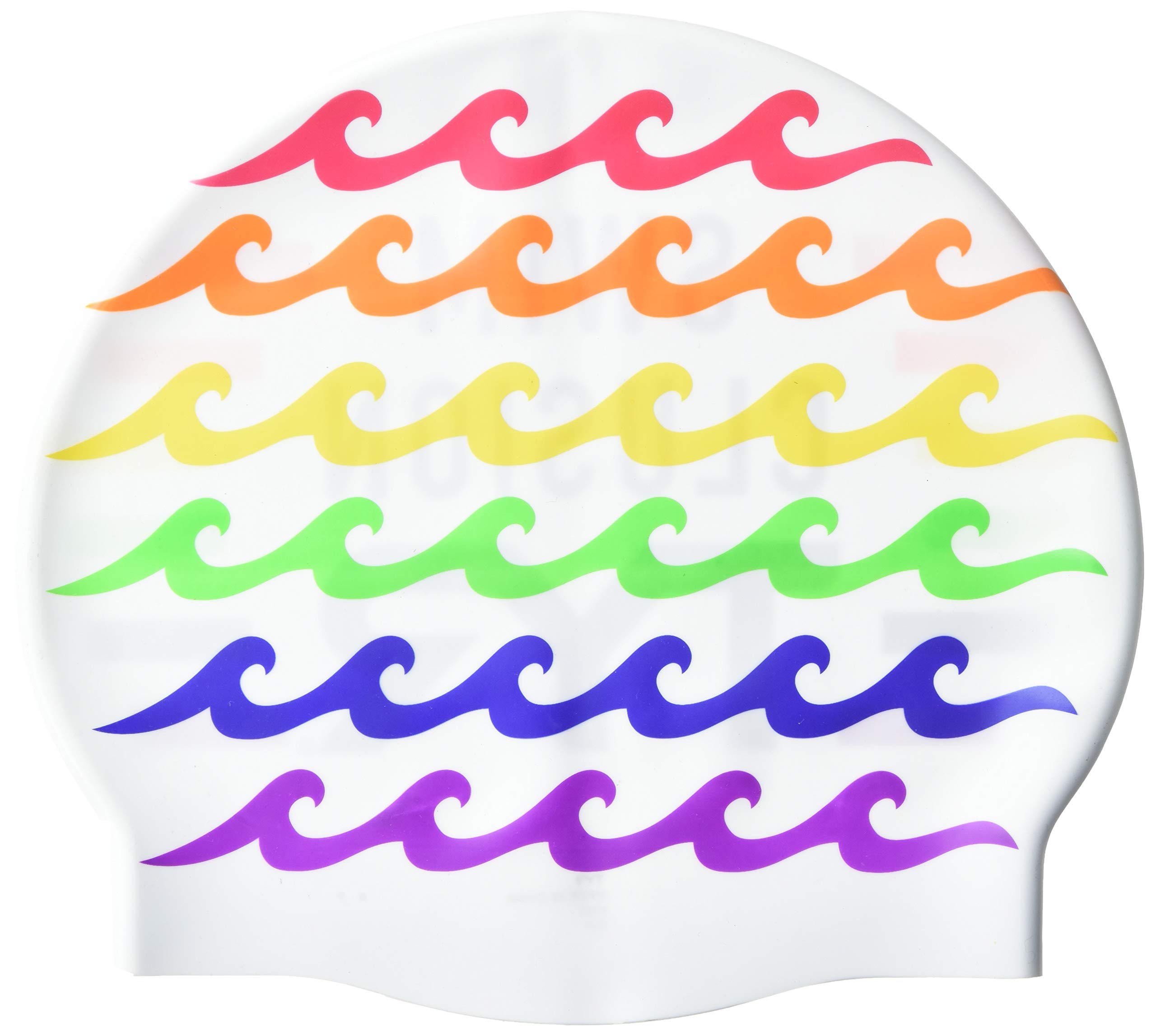 TYR Swim Clusion Silicone Adult Fit, White/Multi