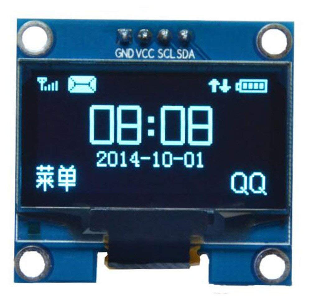 WINGONEER 2Pcs 1.3 Inch IIC I2C Serial 128x64 SSH1106 OLED LCD Display LCD Module for Arduino AVR PIC STM32 - Blue Font