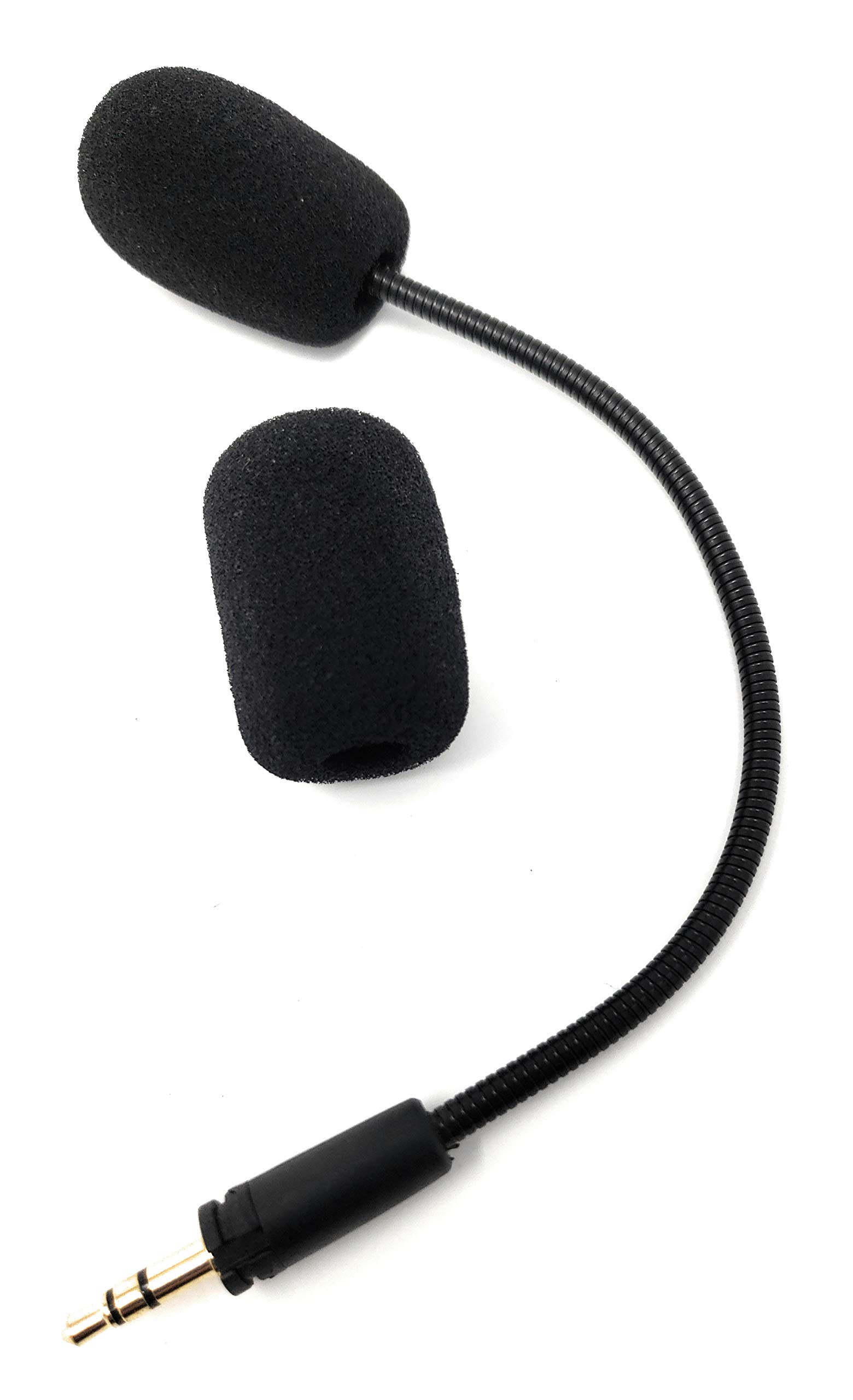 TNE 2-Pack Replacement 3.5mm Game Mics Microphone Boom for Turtle Beach Ear Force XO Four & Recon 150 50 50X 50P 60P Camo Xbox One PS4 Gaming Headsets Premium with Lock