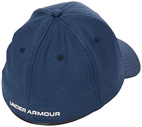 Under Armour Men's Armour Twist Stretch Cap , Academy Blue (408)/White , Small/Medium