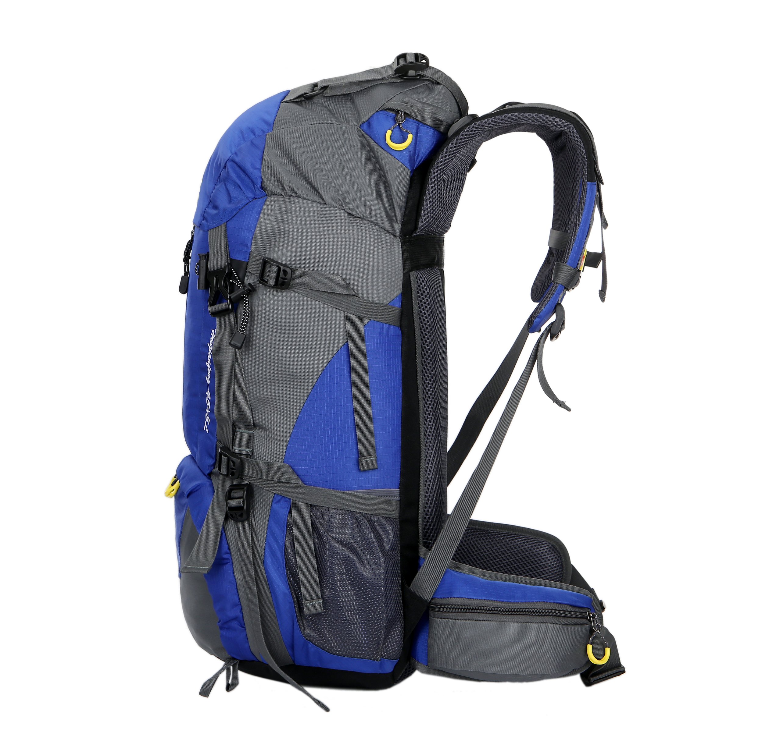 WoneNice 50L(45+5) Waterproof Hiking Backpack - Outdoor Sport Daypack with Rain Cover