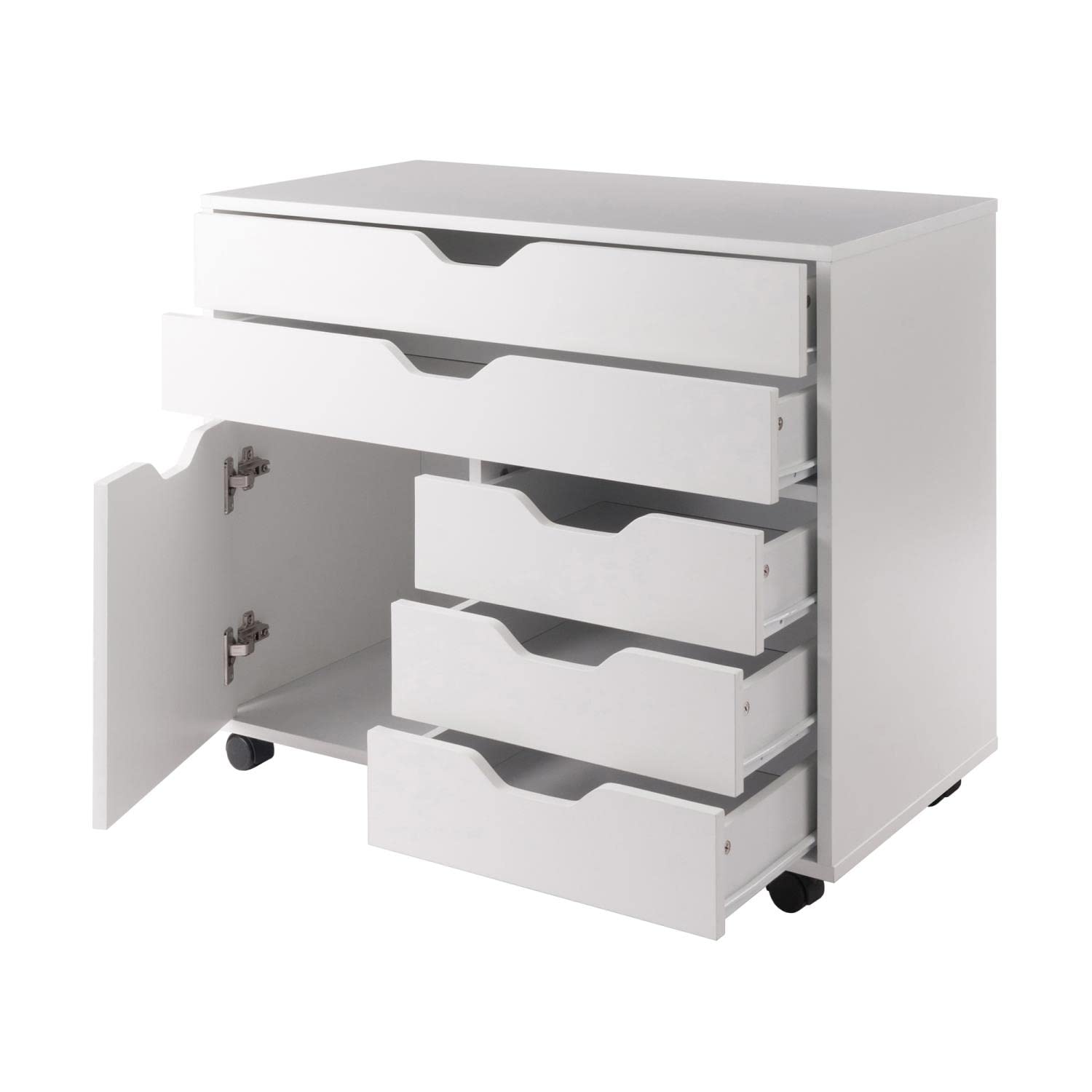Winsome Wood Halifax Cabinet, 26 H, White & Halifax Cabinet, 26 H, White