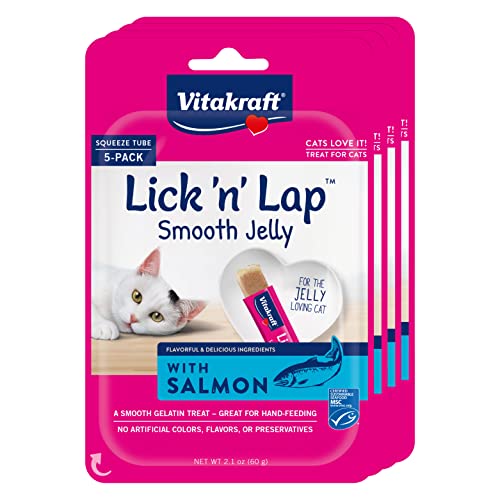 Vitakraft Lick 'n' Lap Creamy Cat Treat – Great for Bonding – Low Calorie Interactive Wet Cat Treat