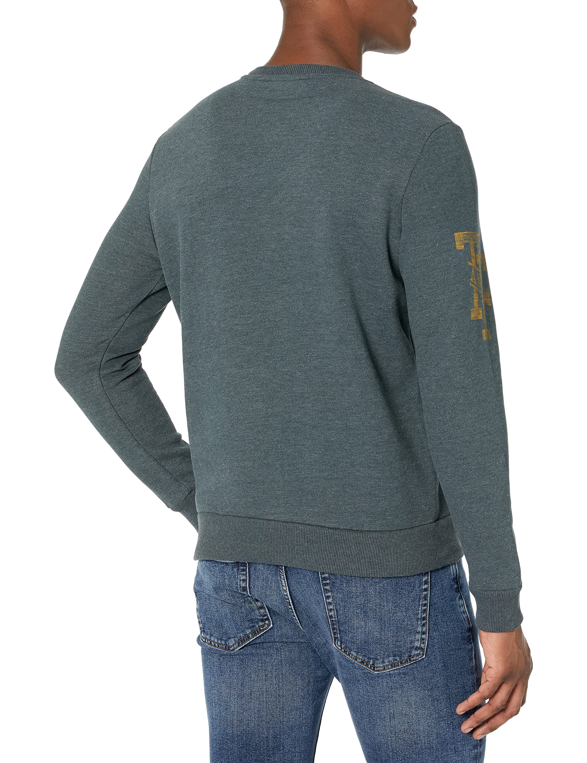 Superdry Men's T&F Crew, Pine Marl, 2XL
