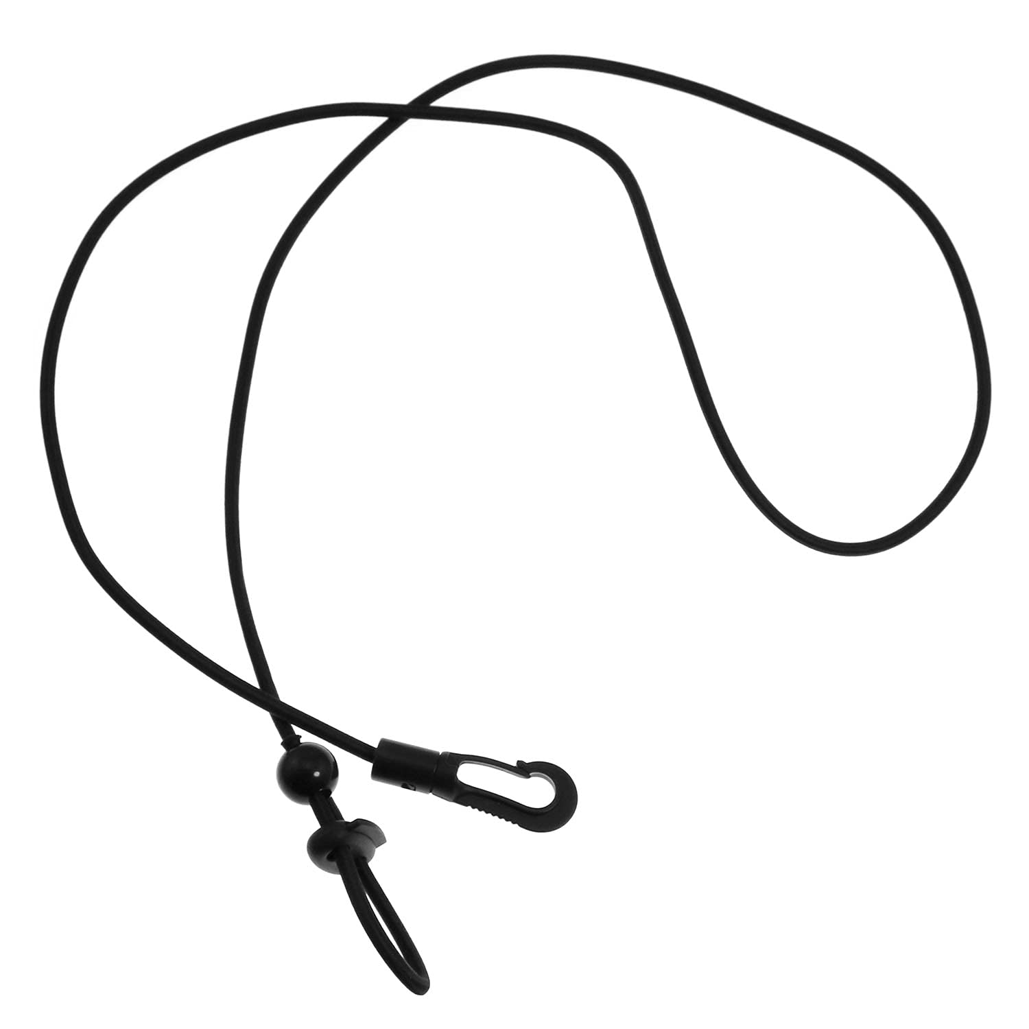 ZRM&E 2pcs Adjustable Kayak Paddle Leash Bungee Cord 120cm Inflatable Boat Canoe Kayak Paddle Bungee Shock Cord Hook Tie Down Rope, Black