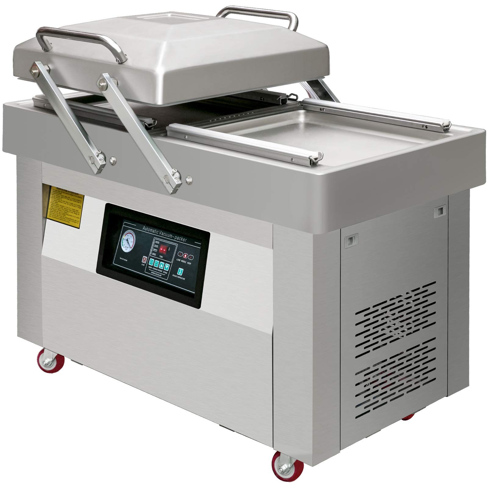 VEVOR Double Chamber Vacuum Packaging Machine, 24"x18" Chamber Vacuum Sealer Machine, Vacuum Sealer Sealing Machine with Modern Control Panel for Food Preservation, Home, Commercial Using