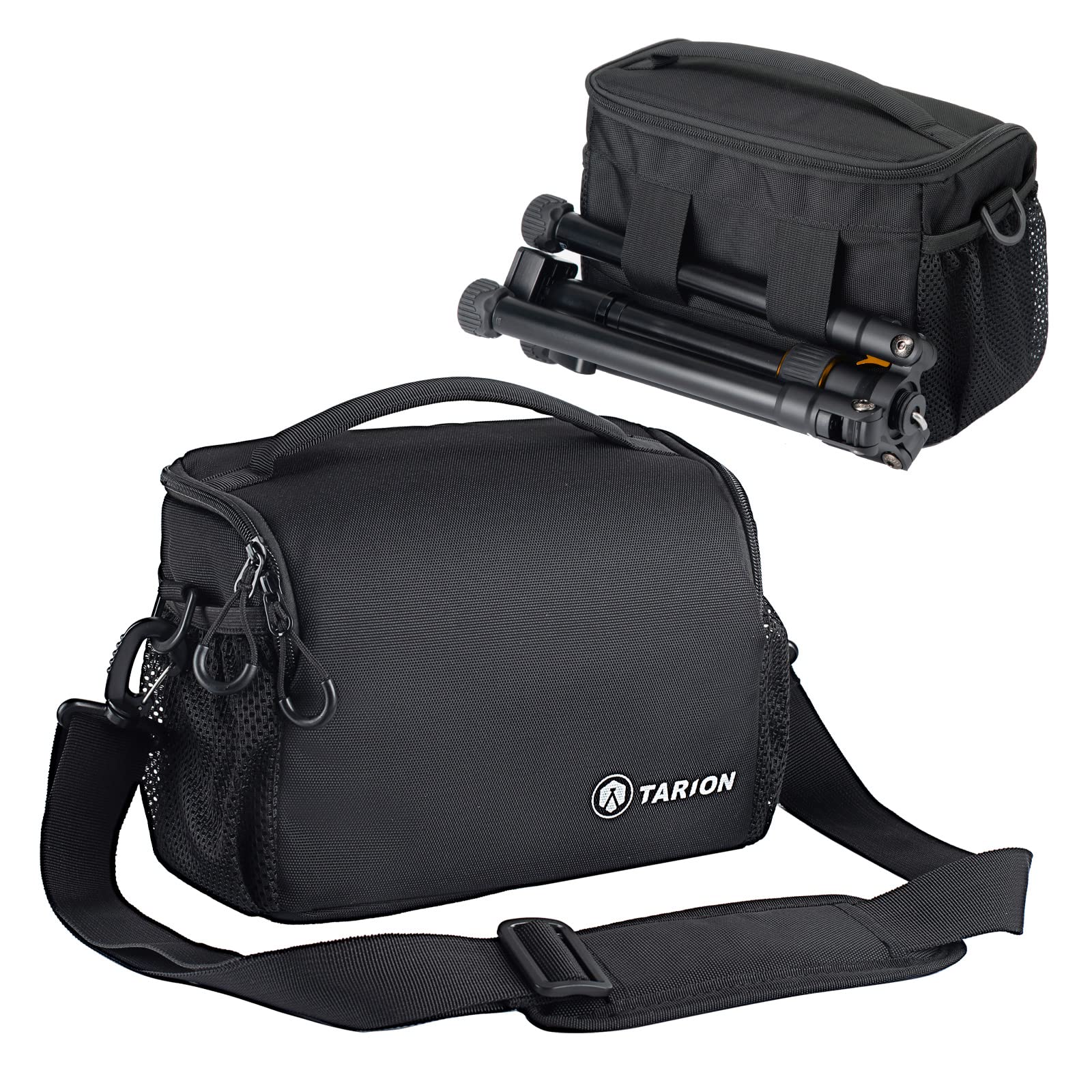 TARION Camera Bag Case DSLR Messenger Bag Small Camera Bag DSLR Shoulder Bag Camera Satchel Bag Gadget Bag Crossbody Sling Bag Case for SLR Mirrorless Compact Cameras Street Photography TSB-S