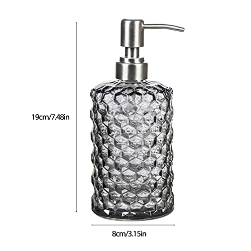 Soap Dispenser 500ml Large Capacity Empty Bottle Shampoo Shower Dispenser, for Bathroom Countertop Kitchen Room,Home Hotel Bathroom Accessories Bathroom Soap Dispenser (Color : 1)