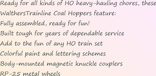 Wal931-1841 931-184 931-1841 Coal Hopper for Ready to Run - Louisville & Nashville HO Scale