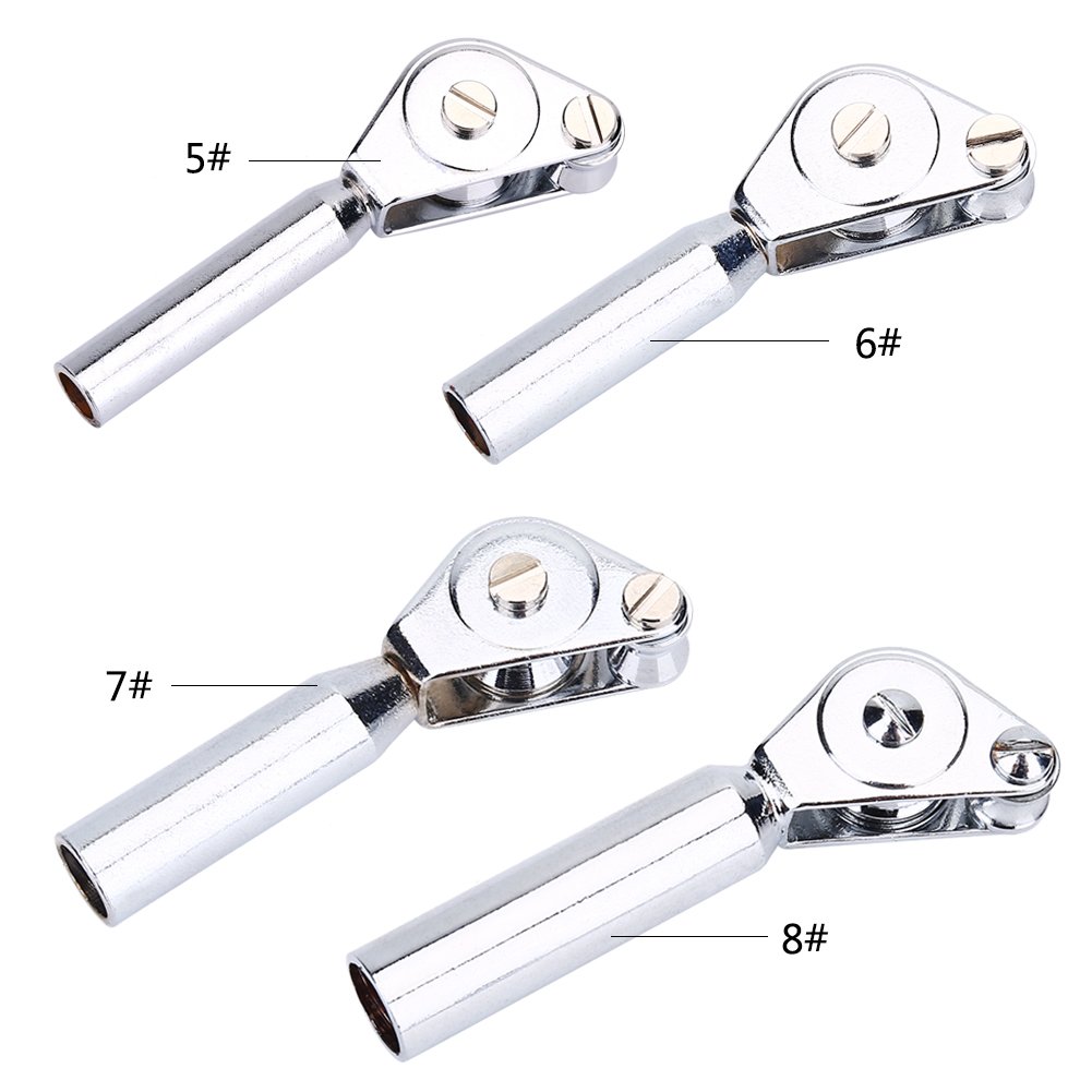 VGEBY Fishing Rod Tip-top Double Roller 5/6/7/8mm Inner Diameter for Boat Fishing Trolling (5#) Roller Rod Tip Fishing Rod Roller Tip Fishing Rod Roller Tip Fishing Rod Roller Tip