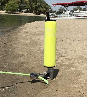 The Original Slide Anchor Beach Shore Spike -Small