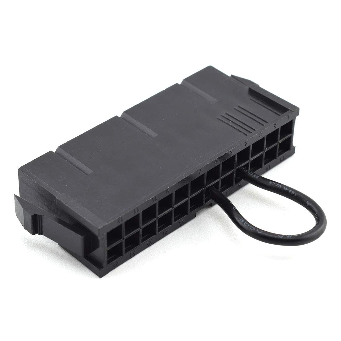 SDTC Tech 24-Pin ATX Power Supply Jumper Bridge Tool PSU Test Starter Without Being Plugged Into The Motherboard