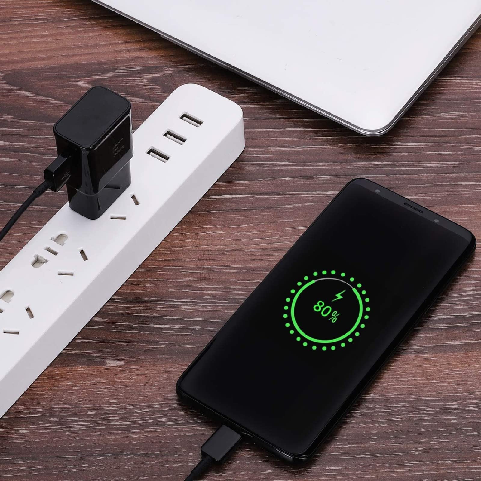 Samsung Fast Charger with USB Type C Cable 6ft for Samsung Galaxy S10/S10e/S10 Plus/S9/S9 Plus/S8/S8 Plus/Note 10/Note 9/Note 8/Note 20/A30/A31/A32/A50/A51/A52/A53/A13/A03s/S20/S20+/S21/S21+/S22 Ultra