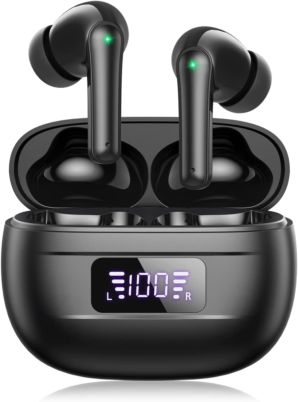 Wireless Ear buds Bluetooth earbuds 76H Playback Noise Cancellation Clear Calls headphones Power Display Protable Charging Case Light Weight IPX7 Waterproof Earphones for Android iOS