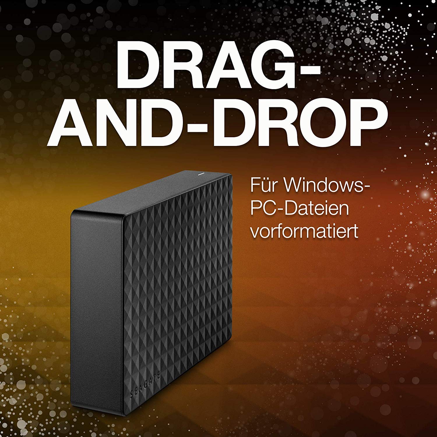 Seagate Expansion Desktop, 12TB, External Hard Drive, USB 3.0, for PC Laptop, Amazon Exclusive (STEB12000402)