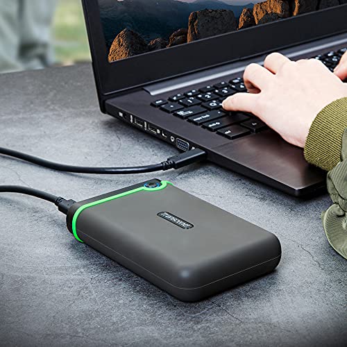 Transcend TS4TSJ25M3C 4TB USB 3.1 StoreJet Type-C Rugged External Hard Drive