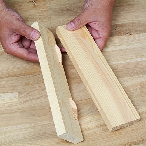 Trend 1000pcs Beechwood Joining Biscuits (No. 10) for Woodworking and Furniture Framing, BSC/10/1000