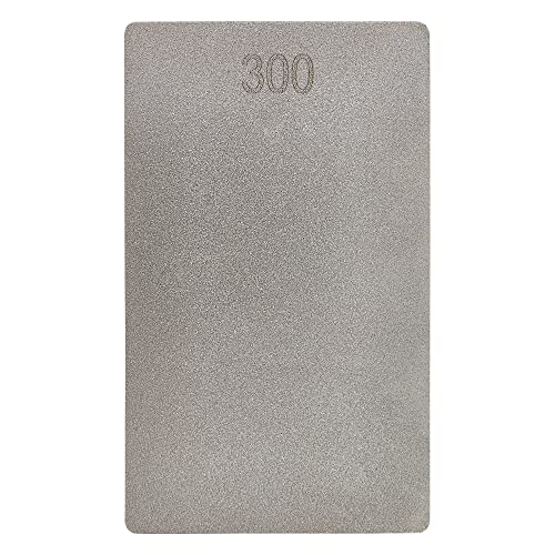 Trend 3-Inch Double-Sided Diamond Sharpening Stone, 300 & 600 Grit, Credit Card Sized Honing Stone with Storage Wallet, DWS/CC/FC