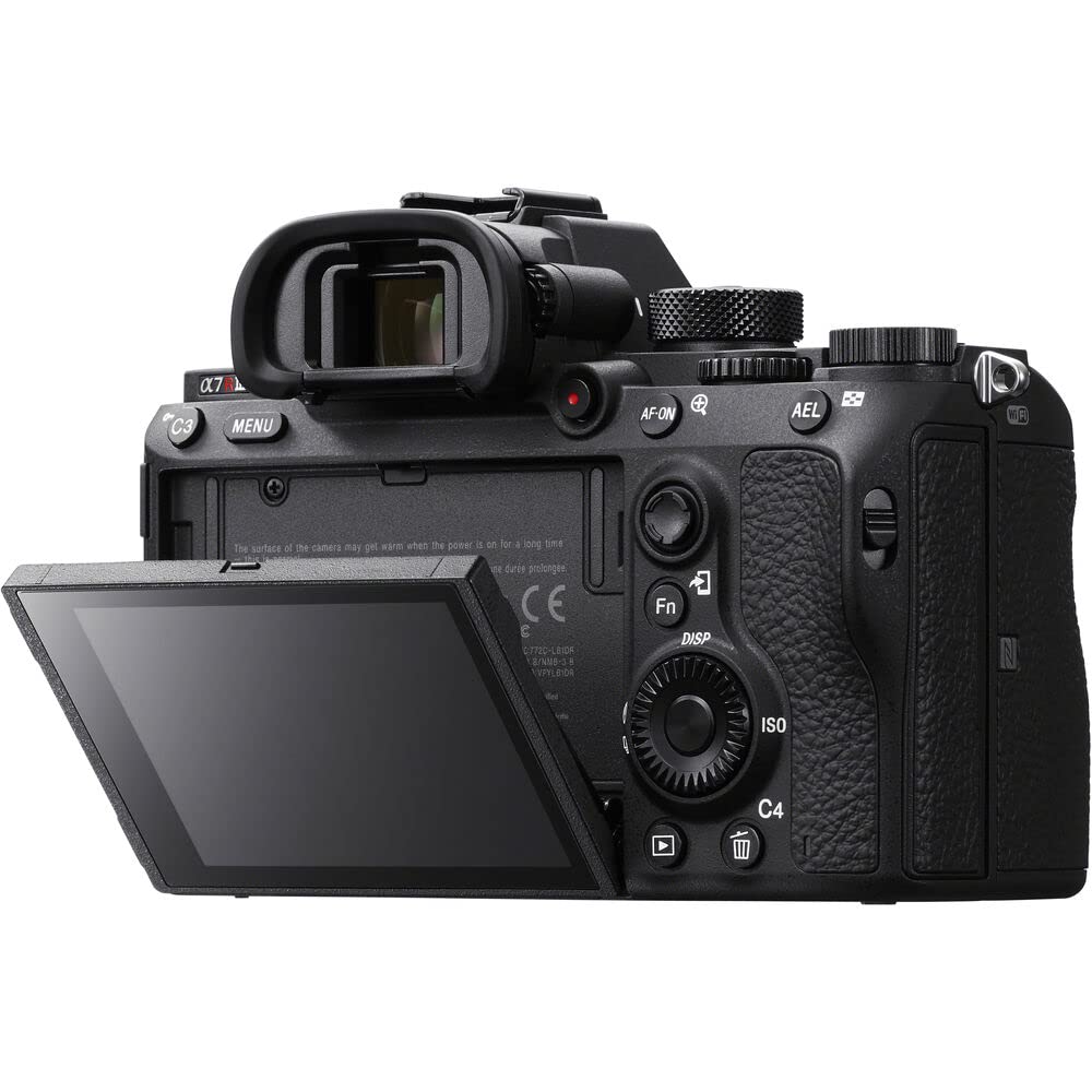 Sony a7R IIIA Mirrorless Camera (ILCE7RM3A/B) + 4K Monitor + Rode VideoMic + 2 x 64GB Card + Bag + 3 x NP-FZ100 Compatible Battery + Card Reader + LED Light + Corel Photo Software + More (Renewed)