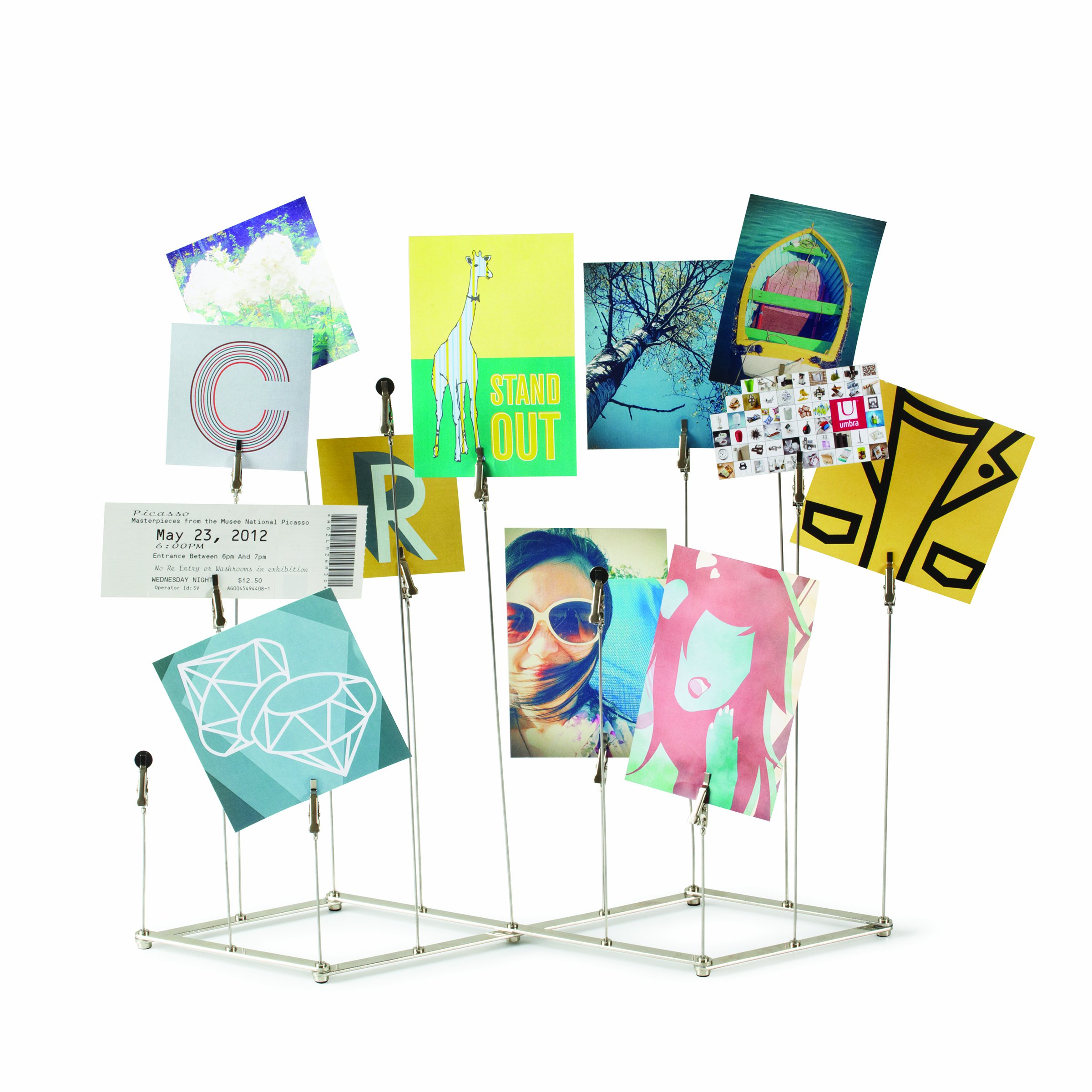 Umbra Crowd Photo Display, Multi-Photo Display, Nickel