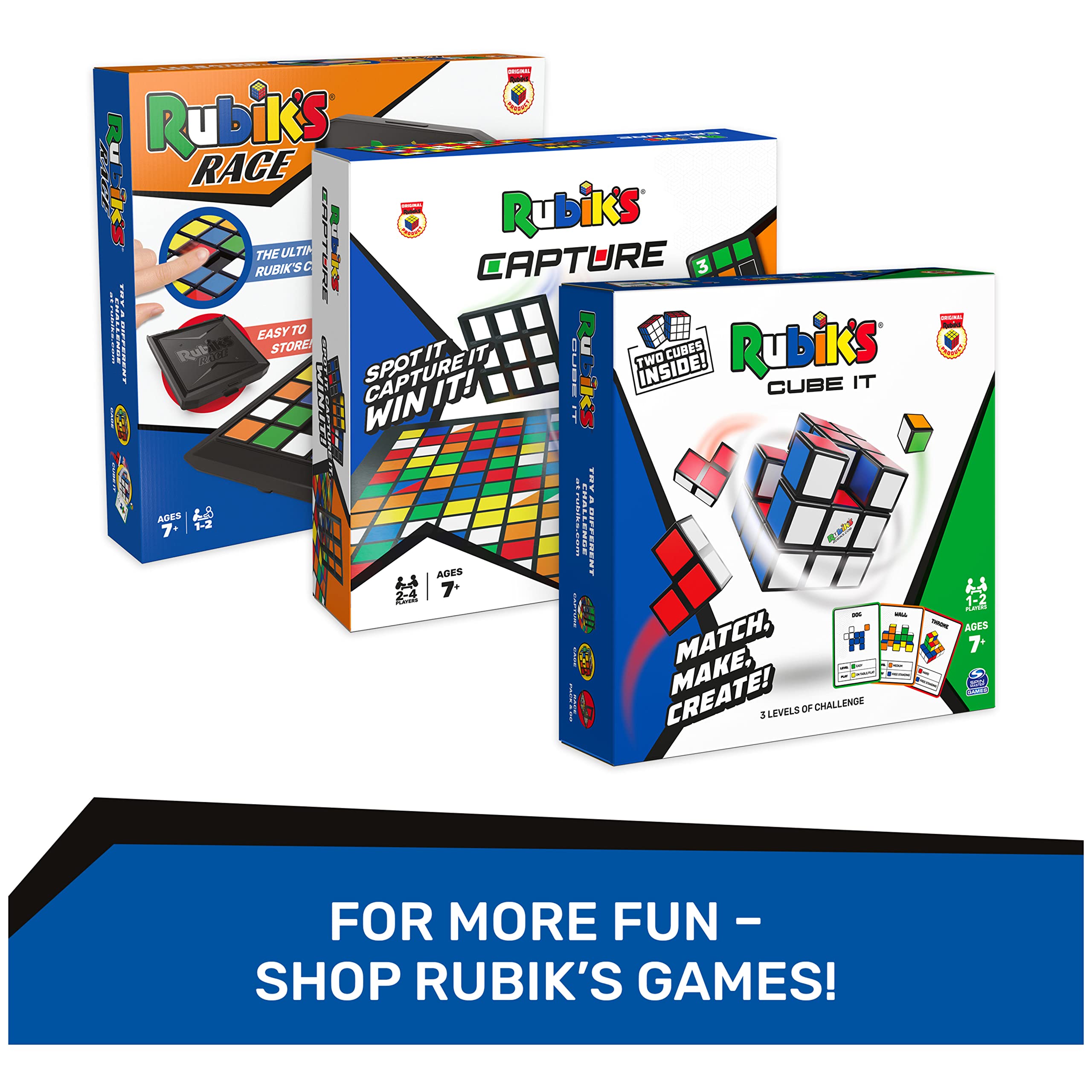 Rubik’s Phantom, 3x3 Cube Advanced Technology Difficult 3D Puzzle Travel Game Stress Relief Fidget Toy Activity Cube for Adults & Kids Ages 8+