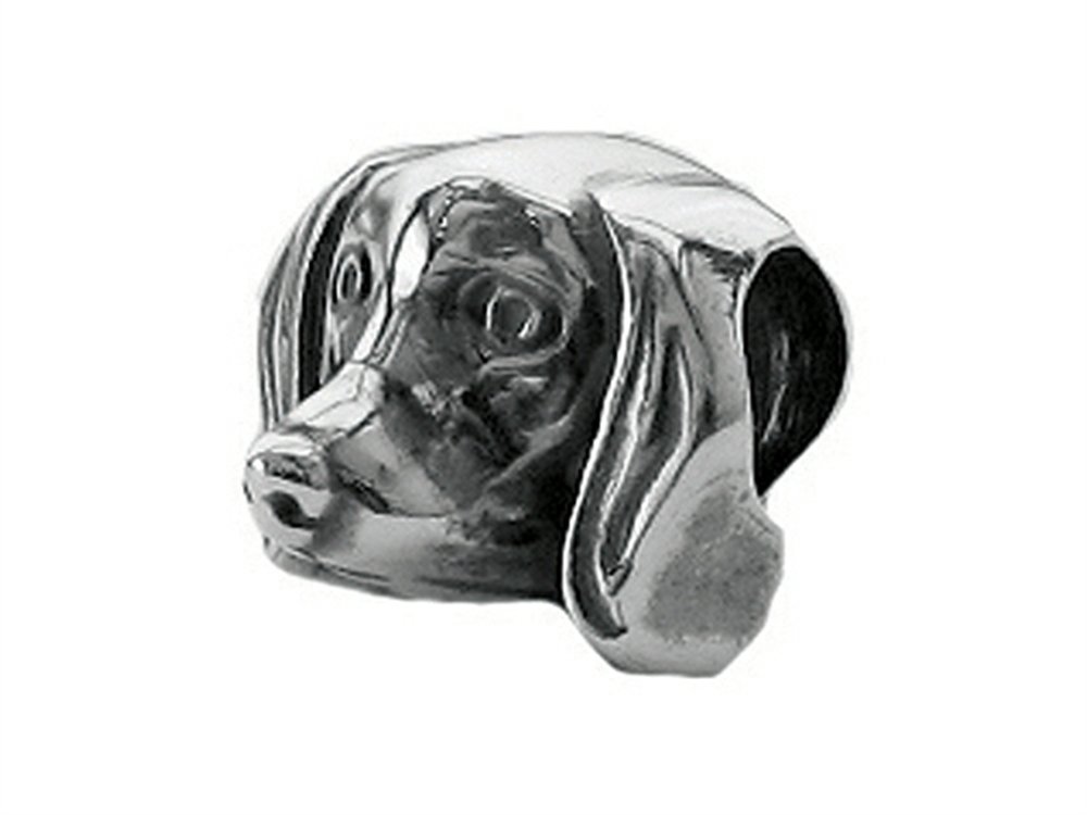 Zable Sterling Silver Daschund Compatible Bead/Charm