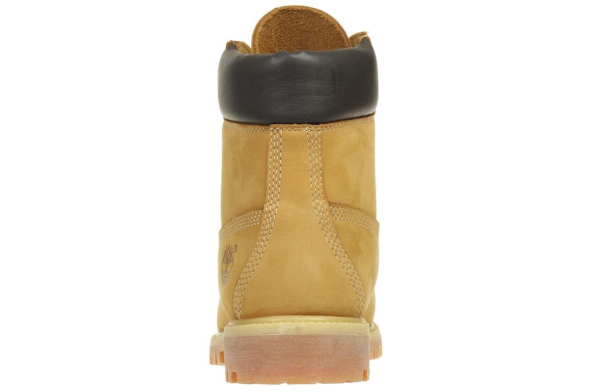 Timberland Men's 6 inch Premium Waterproof Boot Fashion, Wheat Nubuck, 10