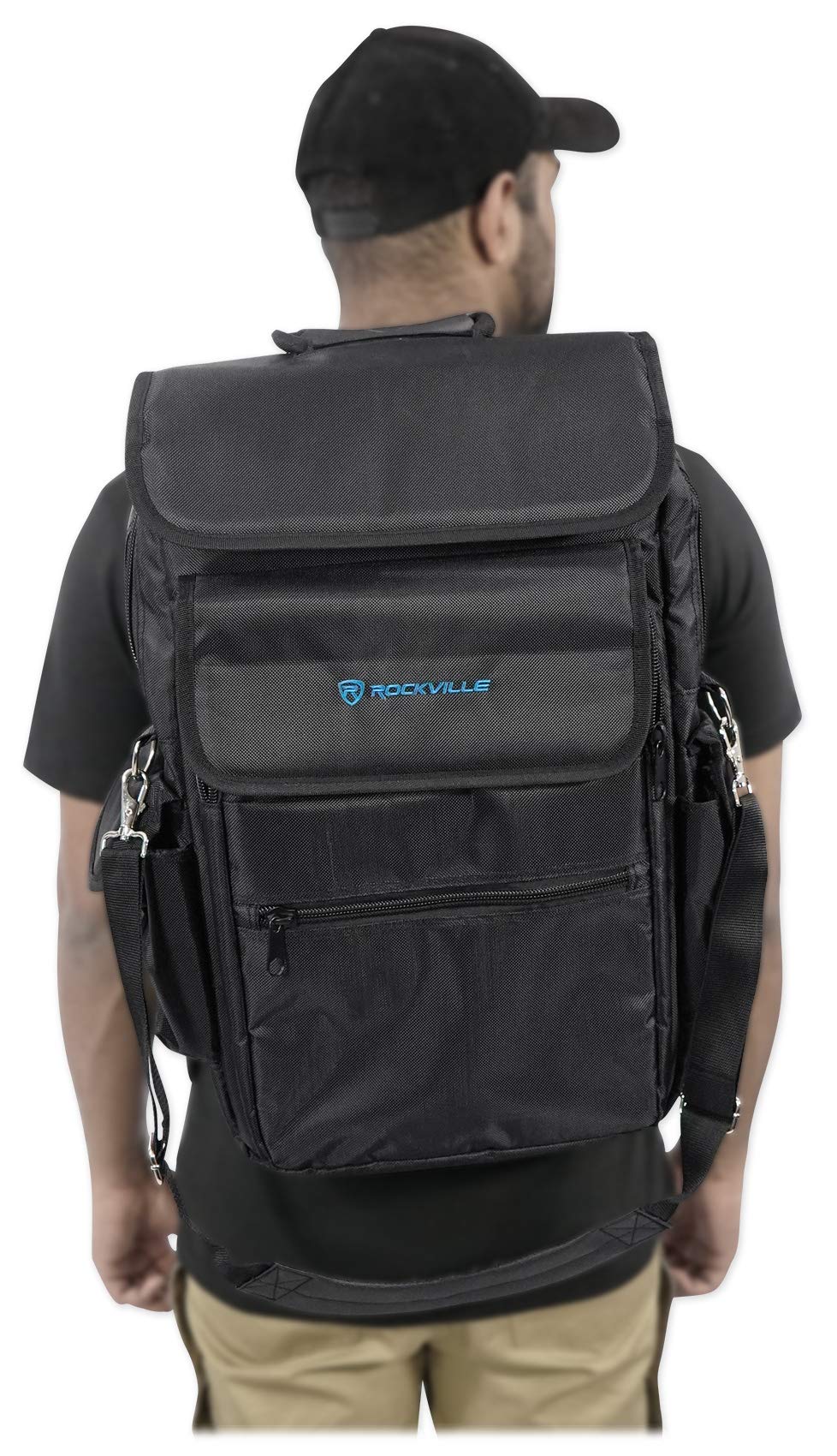 Rockville 25-Key Case Soft Carry Bag Backpack For Impulse+Launchkey 25 Keyboards