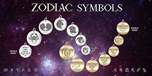 US Jewels Ladies 925 Sterling Silver 1in Scorpio October & November Zodiac Pendant