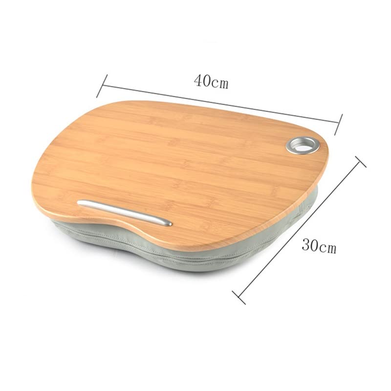 ZJHYXYH Portable Laptop Table Pillow Lap Desk Bookshelf Tray Tablet Stand Handy Learning Desk Outdoor (Color : E)