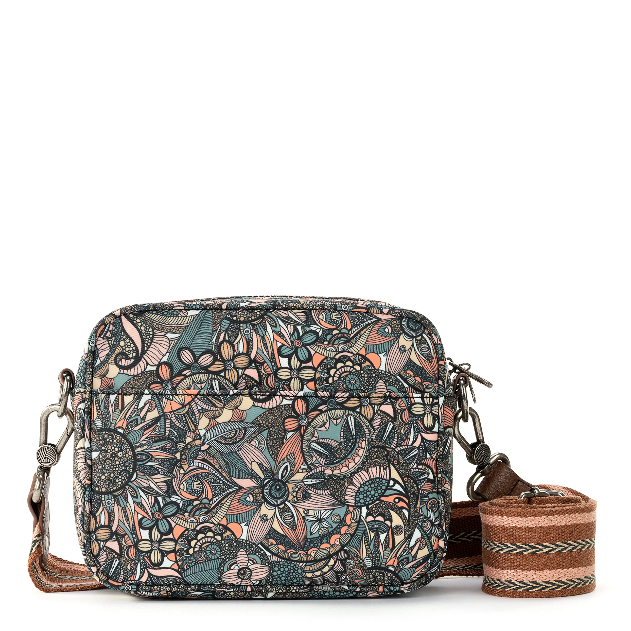 Sakroots Westwood Crossbody in Eco Twill, Removable Crossbody Strap, Sienna Spirit Desert