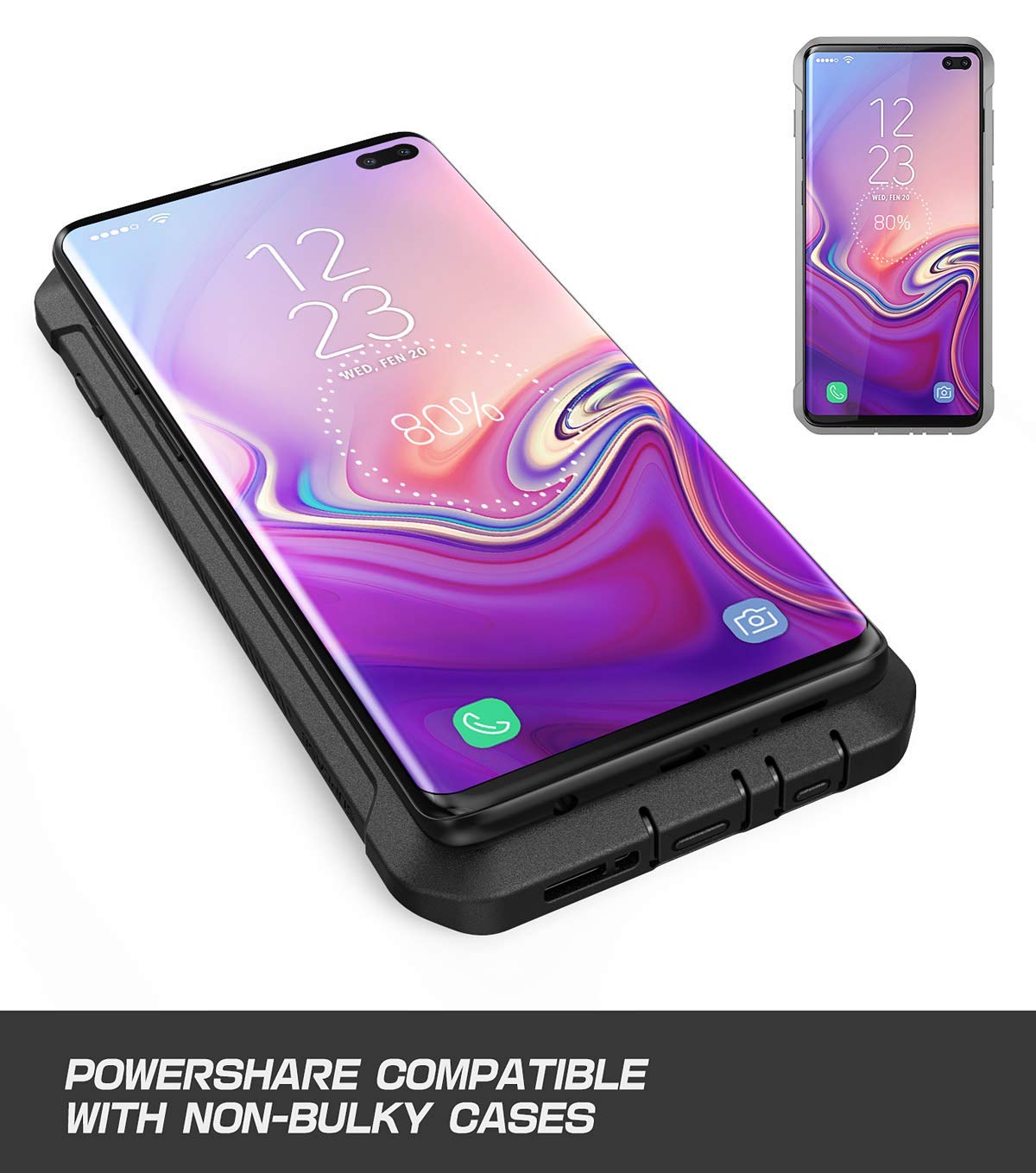SUPCASE Unicorn Beetle Pro Series Designed for Samsung Galaxy S10 Plus Case (2019 Release) Full-Body Dual Layer Rugged with Holster & Kickstand Without Built-in Screen Protector (Purple)