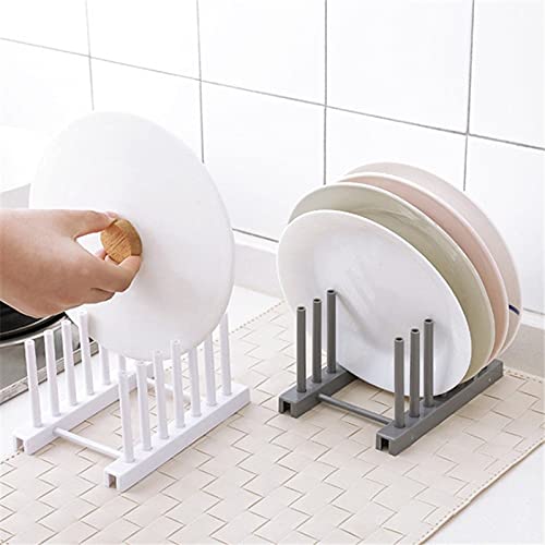WUDILU Kitchen Organizer Pot Lid Rack Stainless Steel Spoon Holder Pot Lid Shelf Cooking Dish Rack Pan Cover Stand Kitchen Accessories (Color : OneColor)