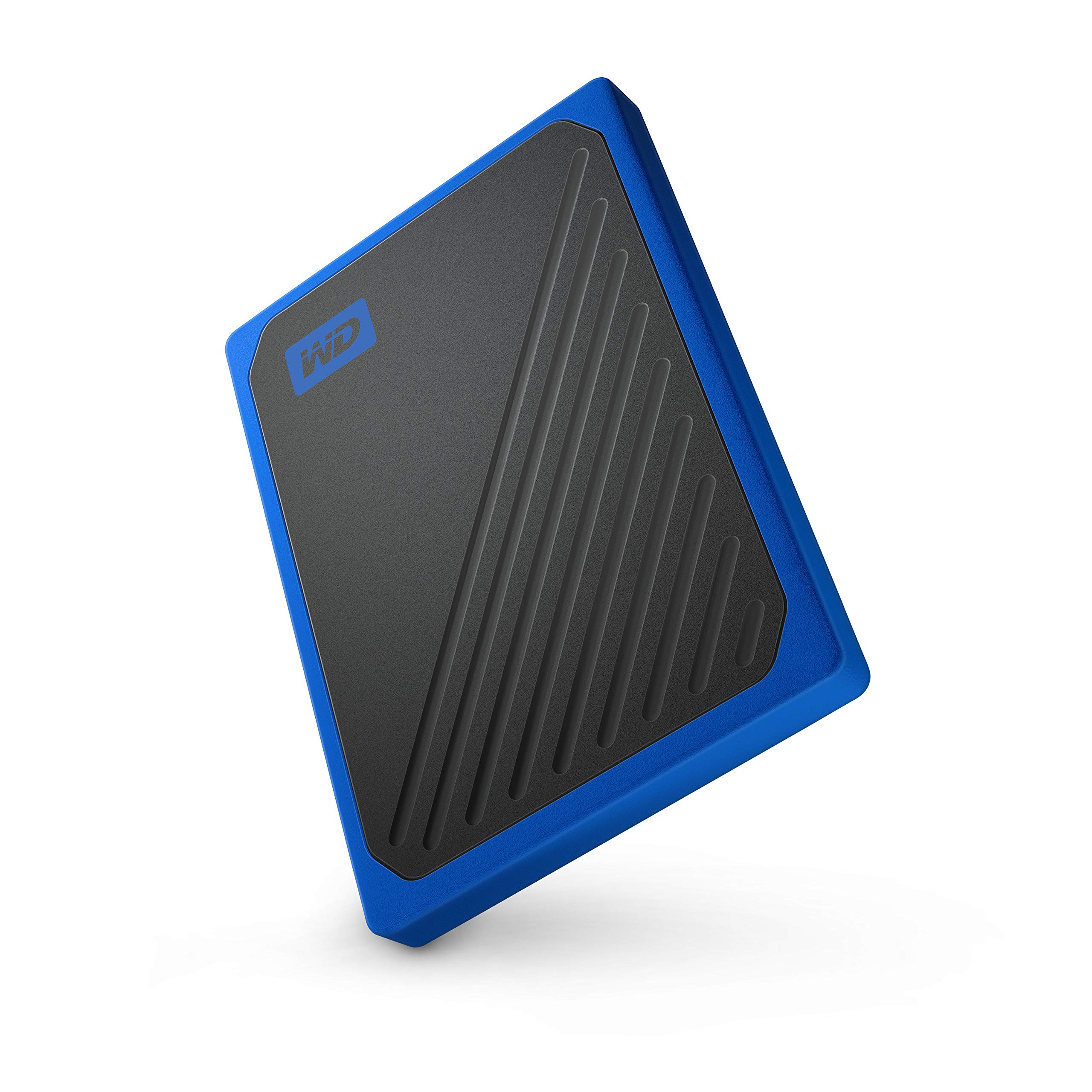 WD 500GB My Passport Go SSD Cobalt Portable External Storage, USB 3.0 - WDBMCG5000ABT-WESN