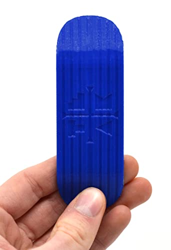 Teak Tuning Finger Snow Skate, Blizzard Blue Colorway, 99mm Long, 33mm Wide