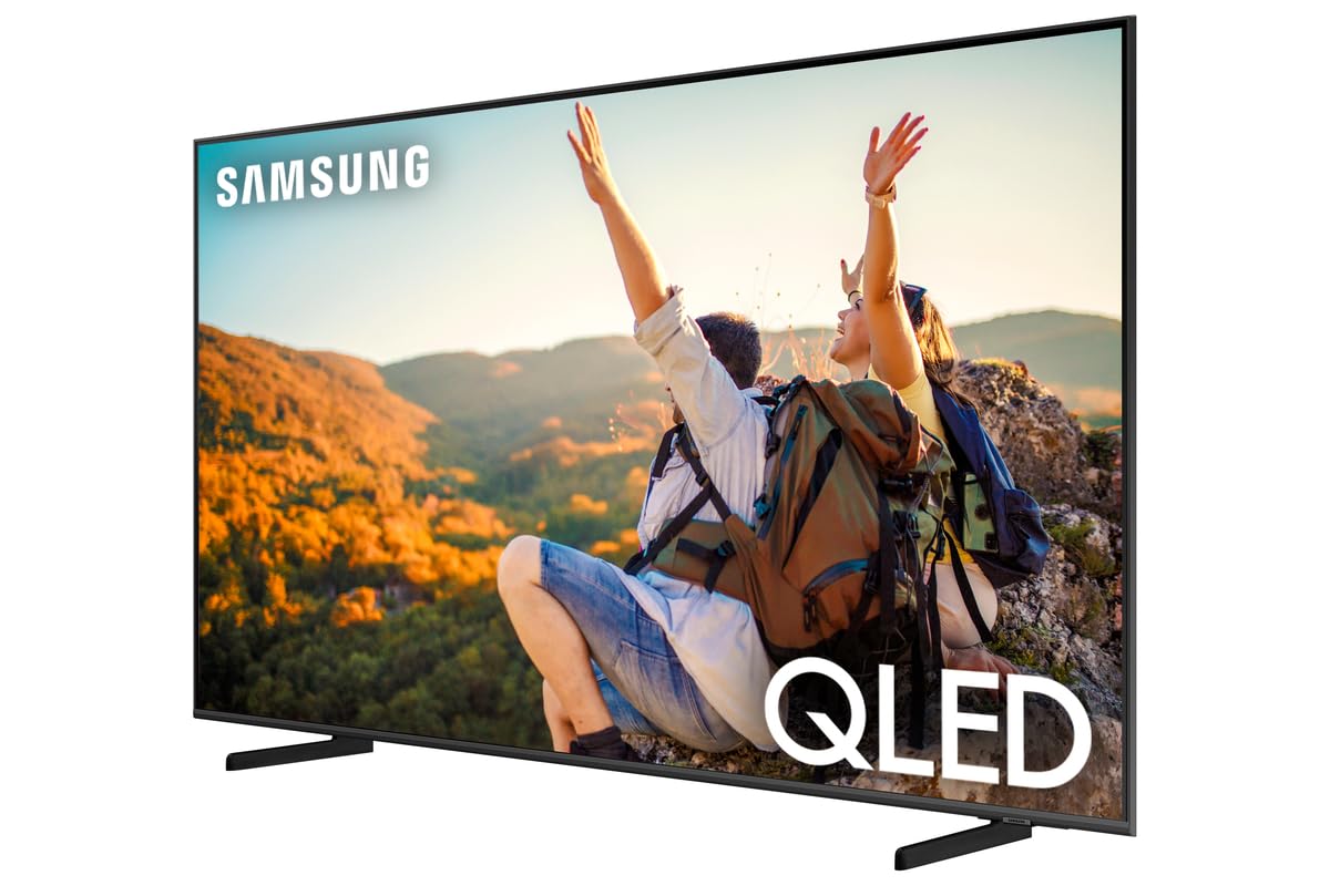 SAMSUNG QN85Q60CAFXZA 85" QLED 4K Quantum HDR Dual LED Smart TV with an Austere 3S-4KHD2-2.5M III Series 4K HDMI 2.5m Cable (2023)