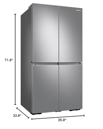 Samsung RF29A9071SG/AA Flex Full Depth Pitcher Refrigerator, Black Stainless Steel