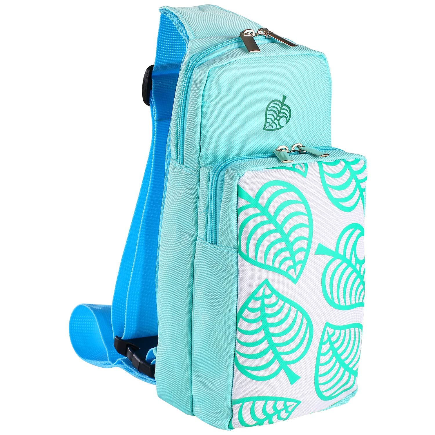 YANZIRUI Portable Travel Carrying Case for Leaf Crossing for Nintendo Switch, Shoulder Storage Bag Backpack for Nintendo Switch Lite Console Ca