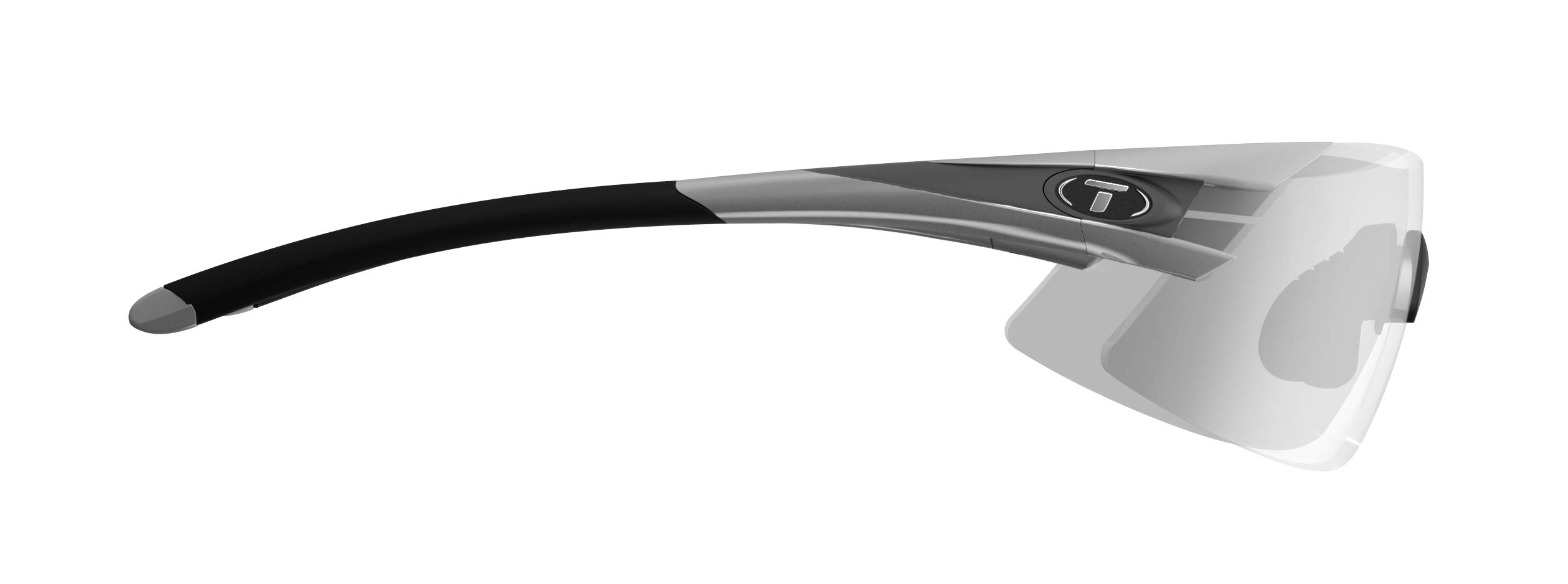 Tifosi Asian Podium XC 1150306531 Shield Sunglasses, Silver & Gunmetal, 124 mm