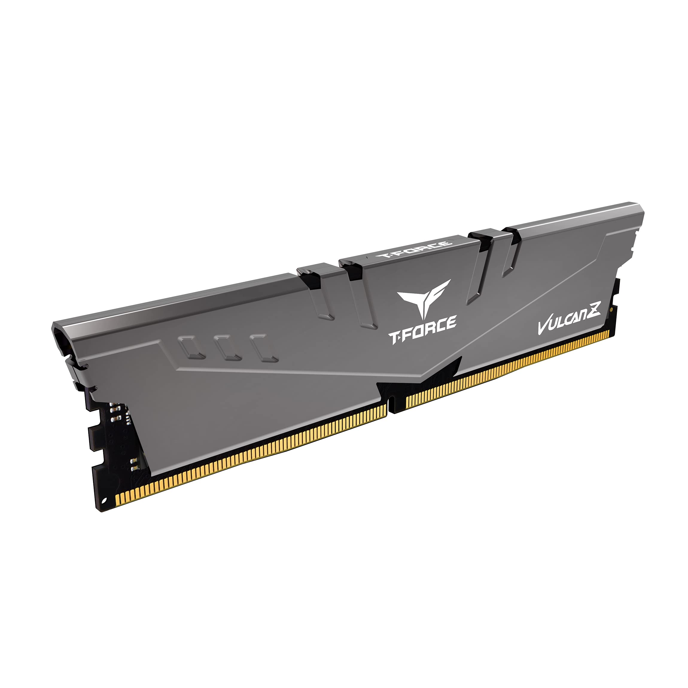 TEAMGROUP T-Force Vulcan Z DDR4 16GB Kit (2x8GB) 3000MHz (PC4-24000) CL16 Desktop Memory Module Ram (Gray) - TLZGD416G3000HC16CDC01