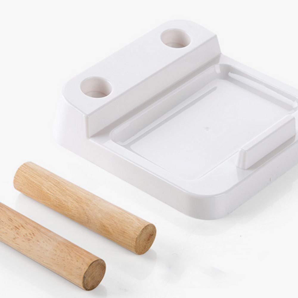 WUDILU Wooden Pot Rack Spoon Holder Pan Cover Lid Rest Stand Home Applicance Drain Rack The Goods for Kitchen Accessories