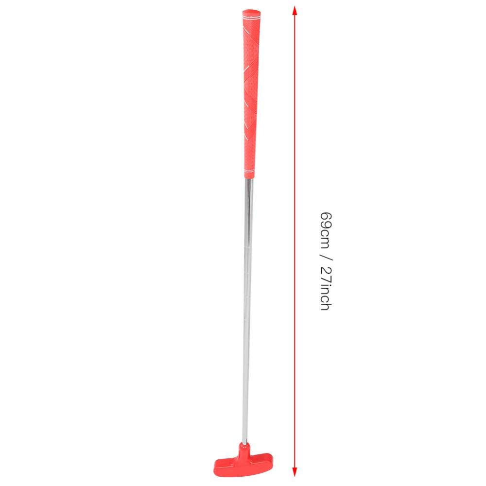 VGEBY Mini Putter, 27inch Mini Rubber Head Stainless Steel Shaft Putters for Children(Red) Supplies
