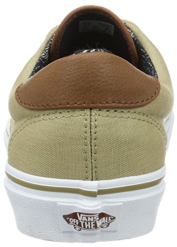 Vans ERA 59 (C&L) Khaki/Material Mix Skateboard Shoes-Men 11.5, Women 13