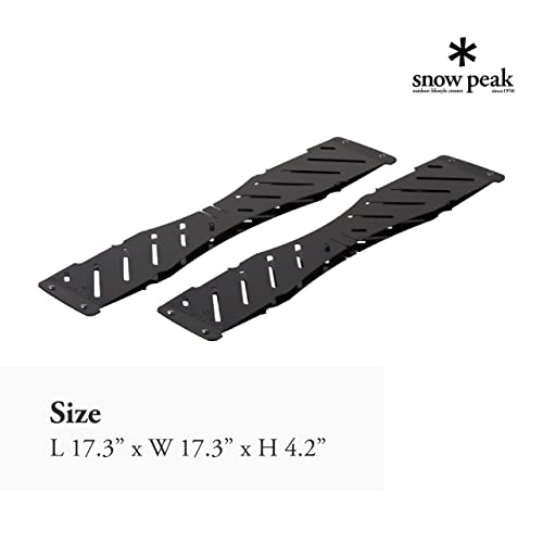 Snow Peak Fireplace Base Plate Stand, Large