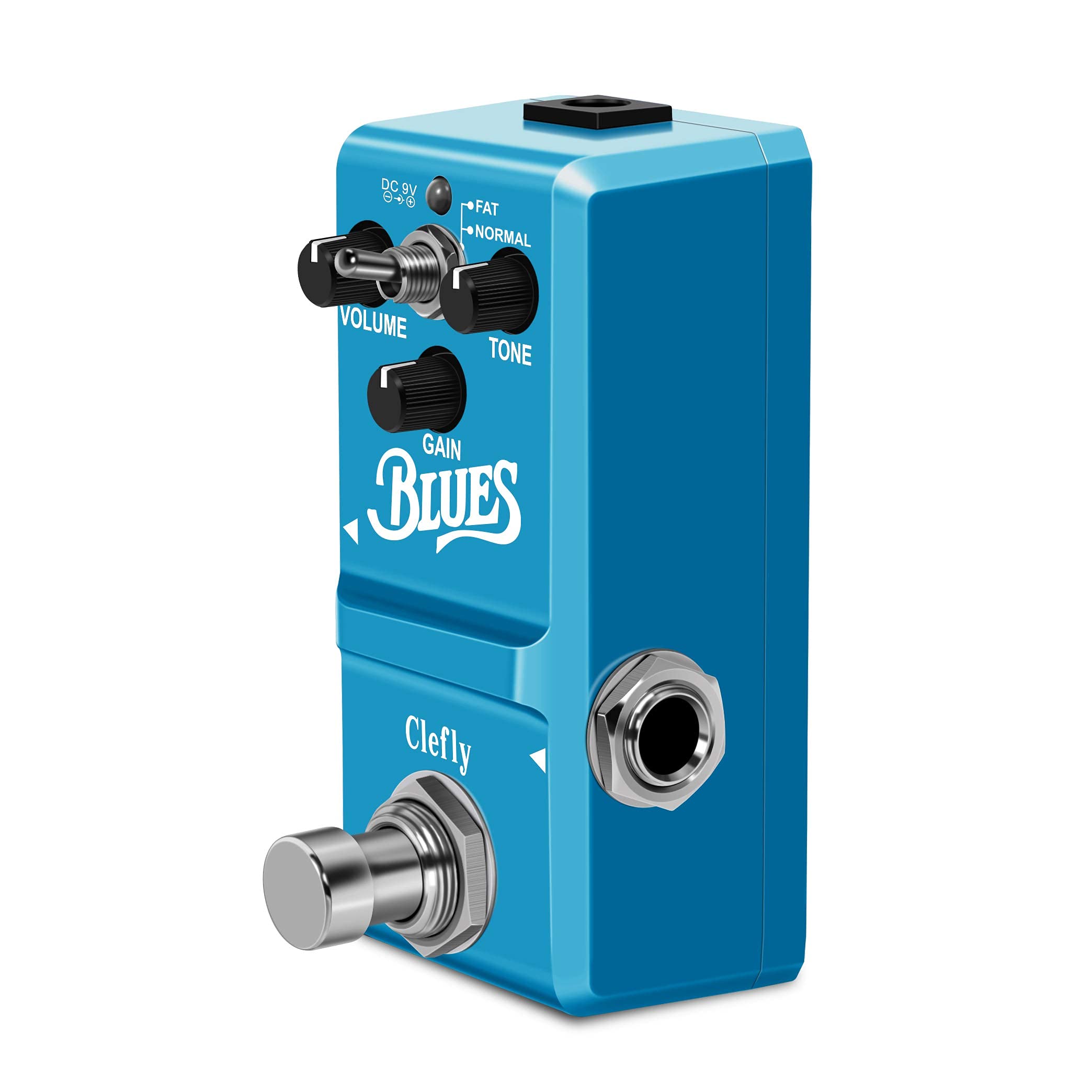 Clefly Blues Pedal Wide Range Frequency Response Blues Style Overdrive Effect Pedal for Guitar Accessories